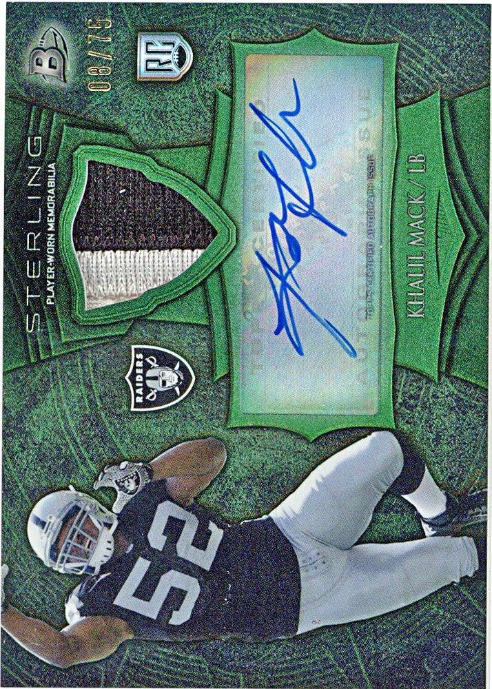 2014 Bowman Sterling - Autograph Rookie Relics Khalil Mack #BSAR-KM ...