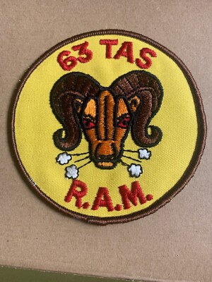 USAF Patch 63rd Tactical Airlift Squadron US Air Force Military Badge ...