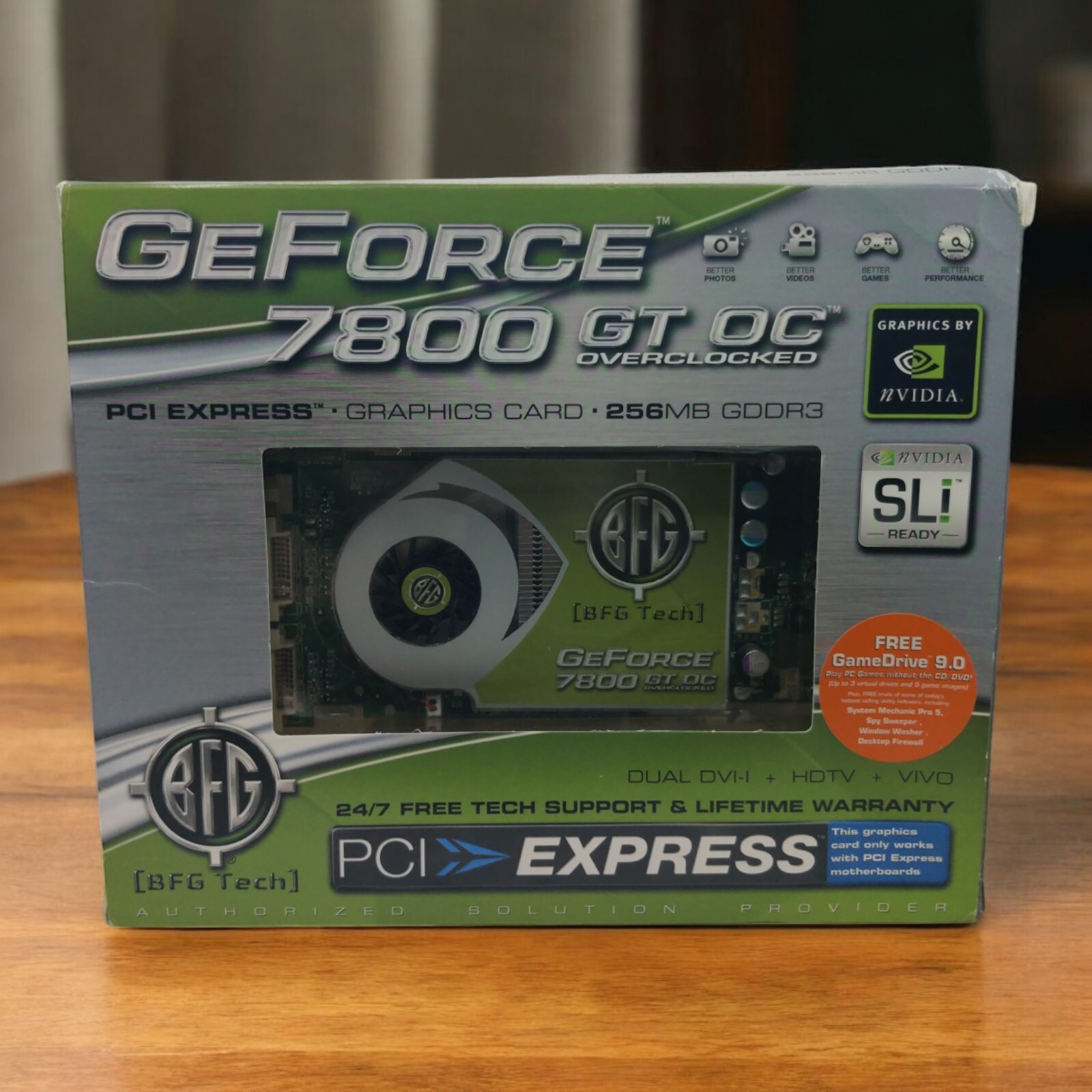 GeForce 7800 GT OC PCI Express Graphics Card 256 MB GDDR3 SLI Ready ...