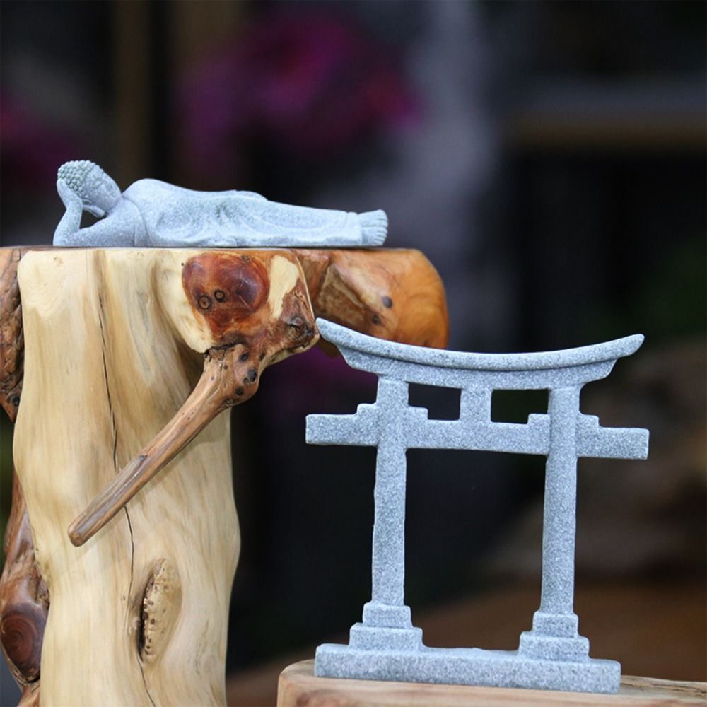 Craft Mini Japanese Torii Gate Miniature Shrine Shinto Toy | eBay