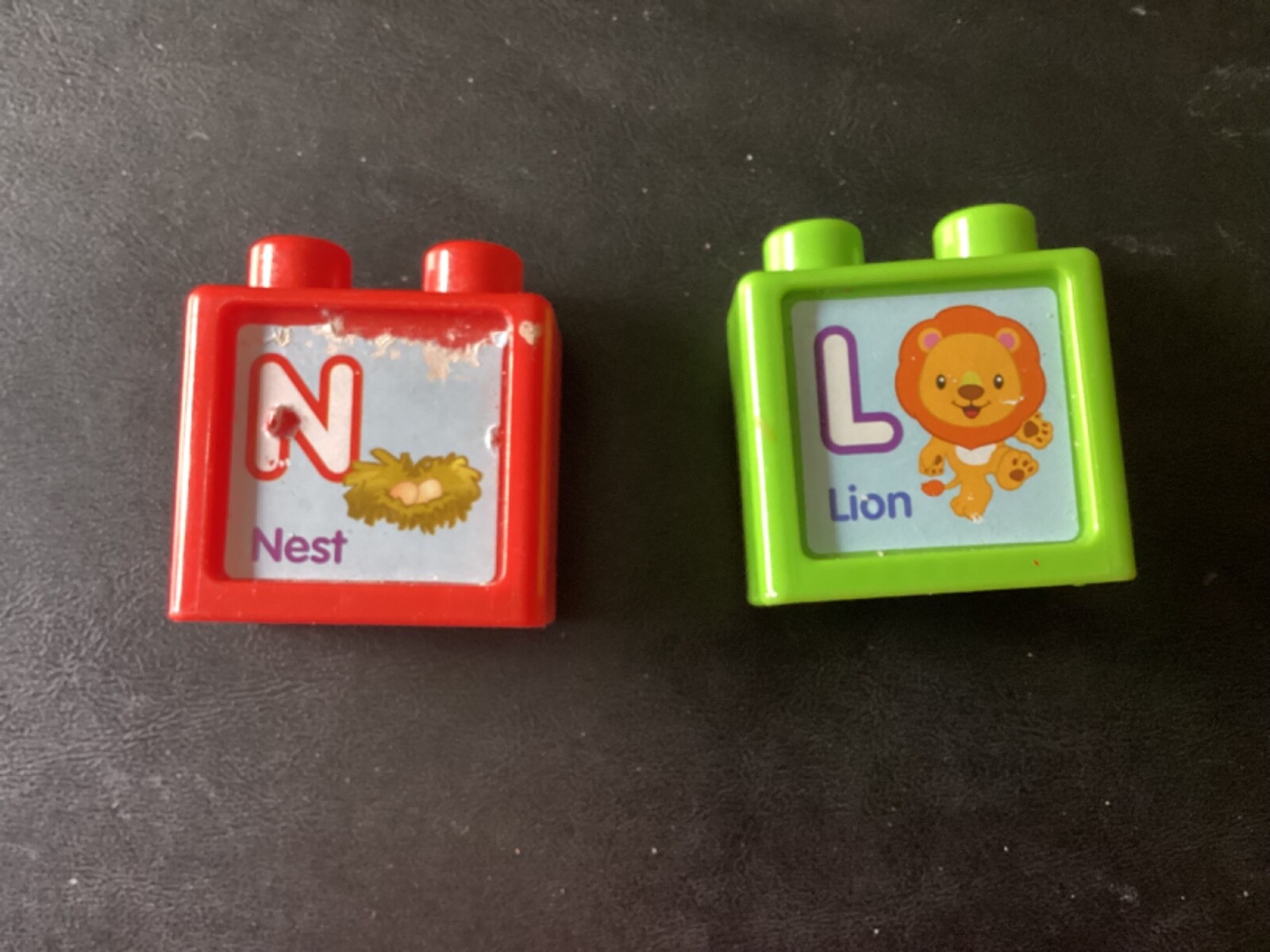 2 VTECH Ultimate Alphabet Train Replacement L/P + A/N Double Sided ...