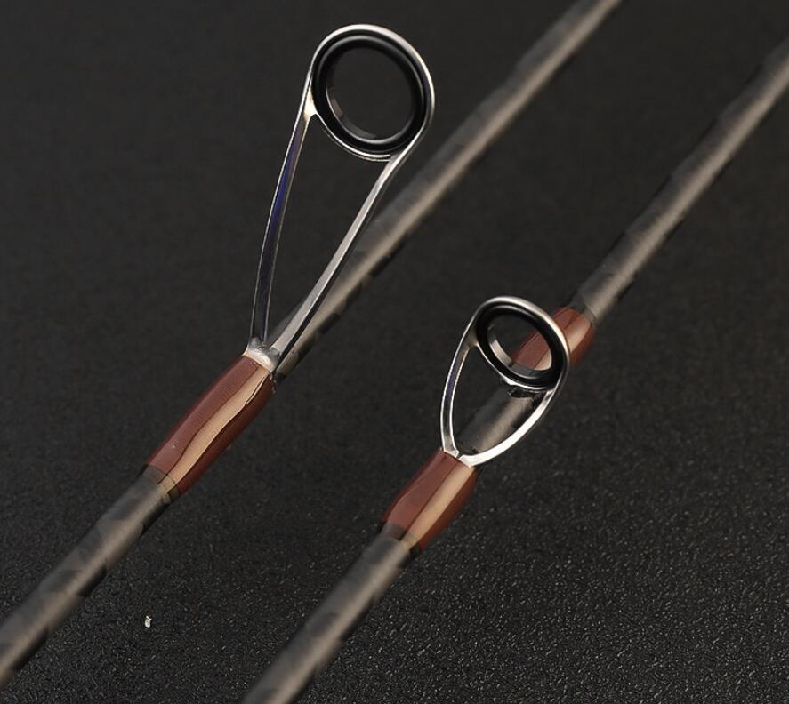 Lure Fishing Rod 1.38m 1.5m Carbon Fiber Casting Spinning Travel Pole 2 ...