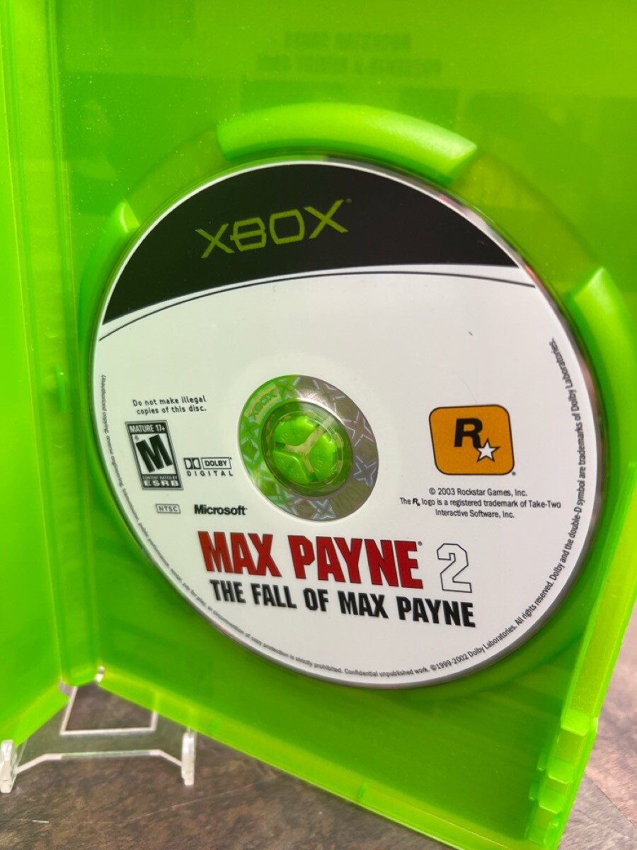 MAX PAYNE 2 THE FALL OF MAX PAYNE (ORIGINAL XBOX) TESTED SCRATCH FRE ...
