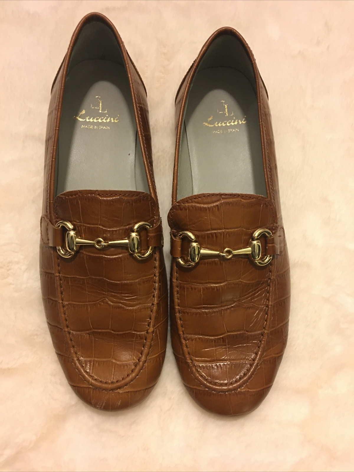 Luccini brown women loafers - Gem