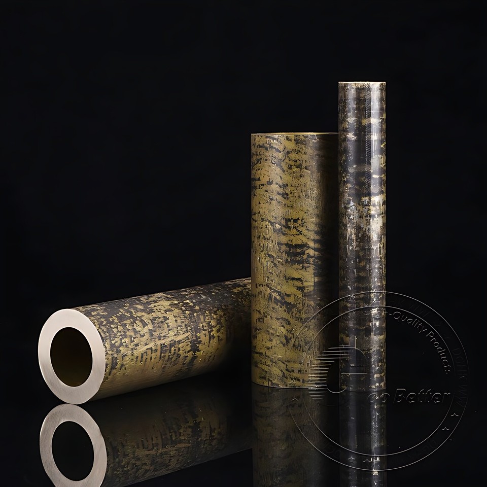 Bronze Round Tube ∅15-70mm OD 25-100mm Bearing Bronze Bushing Metal ...