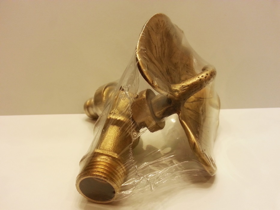 Brass Garden Tap Faucet FLAMINGO Spigot Vintage Water Home Decor Living ...