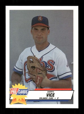 1993 Fleer ProCards Orlando Cubs 2795 Darryl Vice BXCP24 | eBay