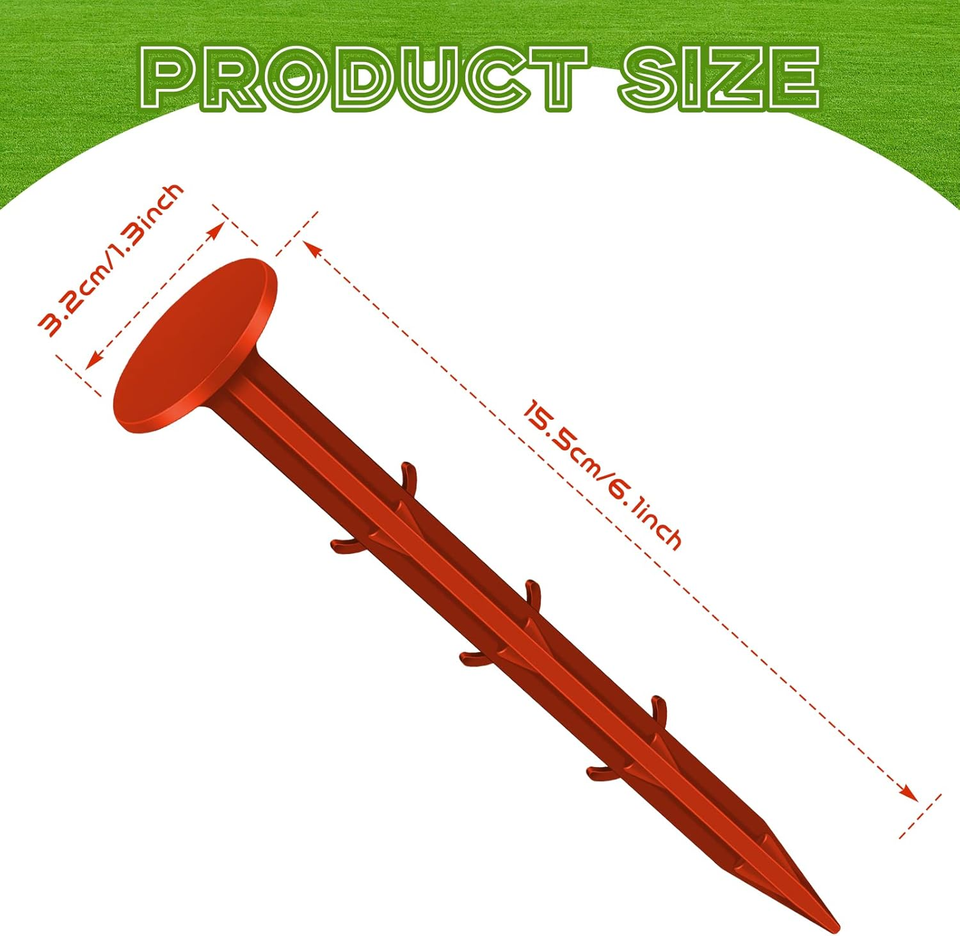 16 Pcs Garden Stakes Survey Markers Low Profile Survey Stakes Plastic ...