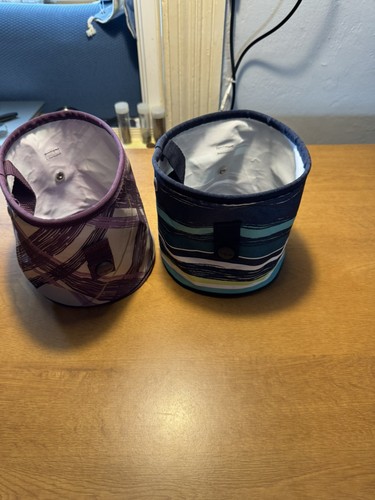 Thirty-One Oh Snap Round Organization Bin Caddy 6” Lot of 2 | eBay