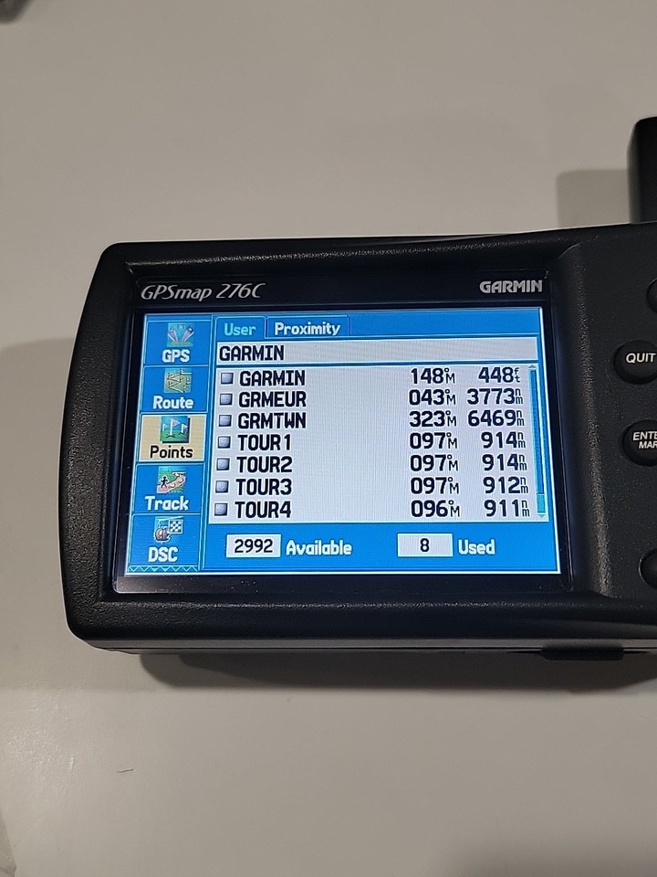 Garmin GPSMAP 276C Portable Color Chartplotter w/ Power cable ☆Please ...