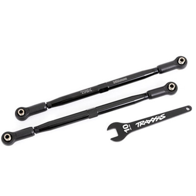 Traxxas 7897A Front Tubes 7075-T6 Aluminum 188mm Toe Links Black (2 ...