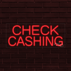 BRAND NEW "CASH CASHING" 30x12x1 INCH LED FLEX WINDOW/WALL INDOOR SIGN ...