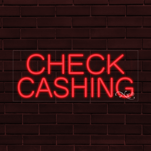 BRAND NEW "CASH CASHING" 30x12x1 INCH LED FLEX WINDOW/WALL INDOOR SIGN ...