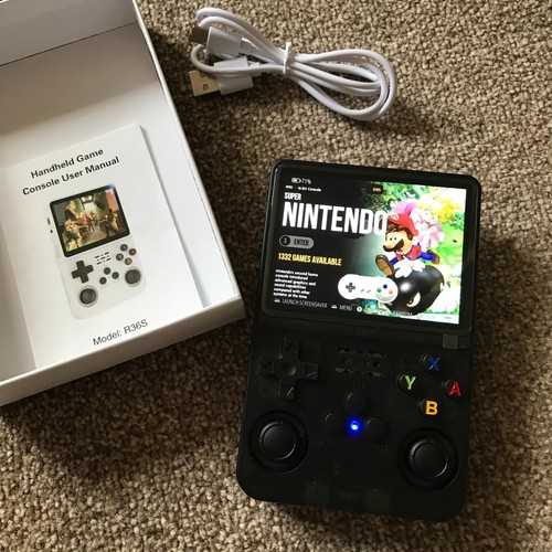 [Brand new] R36S 21000+ Games Handheld Retro Game Console | eBay UK