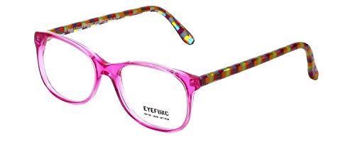 Eyefunc Designer EyeGlasses Frame 8072-36 Pink&Multi Color Rainbow ...