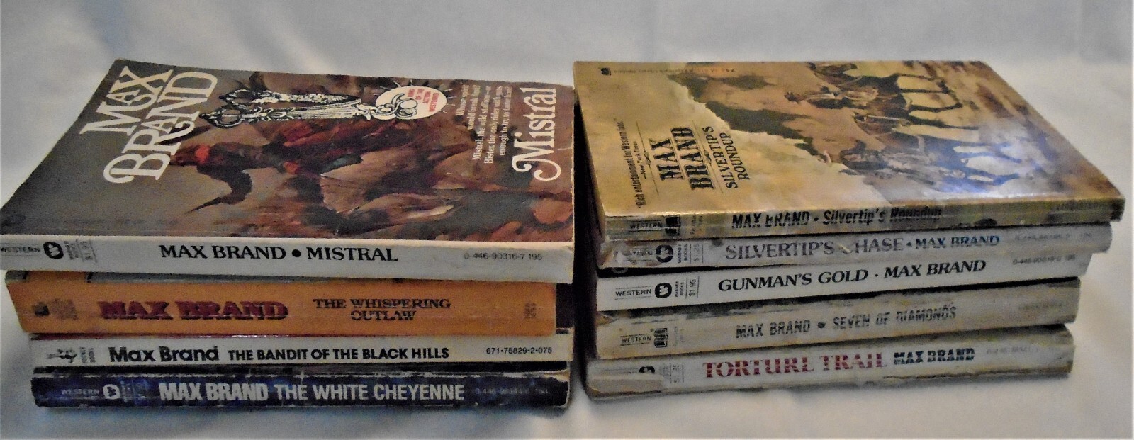Lot of 9 MAX BRAND Trade Paperback Books - Western Cowboy | eBay