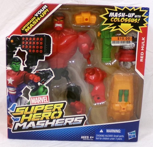 Hasbro Marvel Super Hero Mashers Red Hulk Figure New Sealed in Package ...