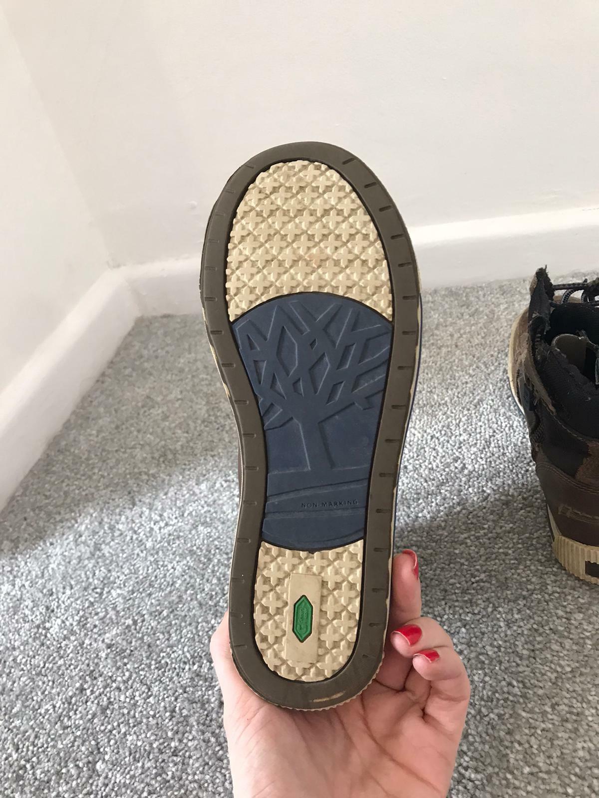 Timberland Boots Size 3 Grey Leather Lace Up Calf Boots EU 36 | eBay UK