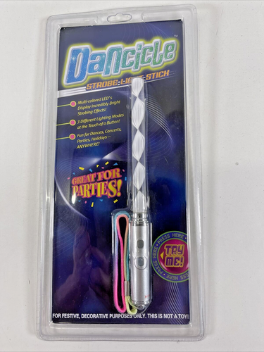 NEW SEALED Light-Up DANCICLE Blinking Rave Stick LED Strobe Concerts ...