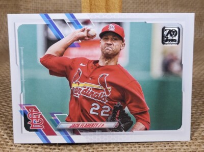 2021 Topps Series 1 Jack Flaherty Baseball Card #77 St Louis Cardinals ...