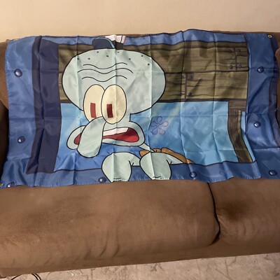 Squidward Flag. 4ft 6inches x 3 Feet. New. | eBay