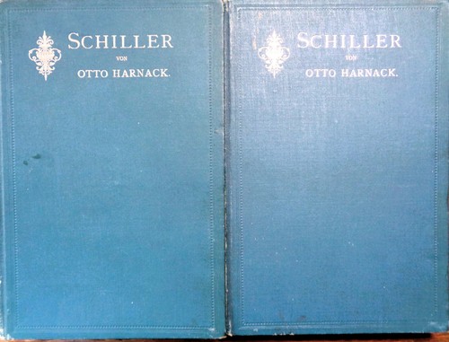 Schiller von Otto Harnack / Hofmann - Berlib 1898 / 2 tomes TBE | eBay