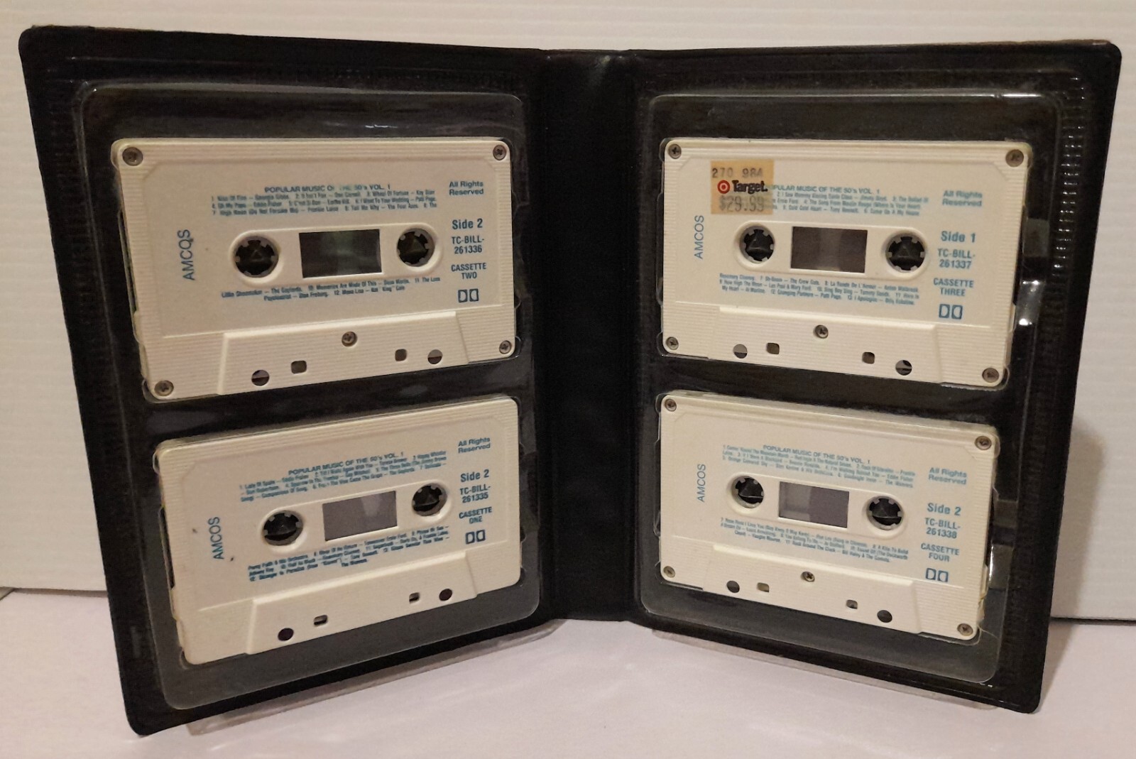 POPULAR MUSIC OF THE 1950'S - 4 CASSETTE BOX SET | eBay