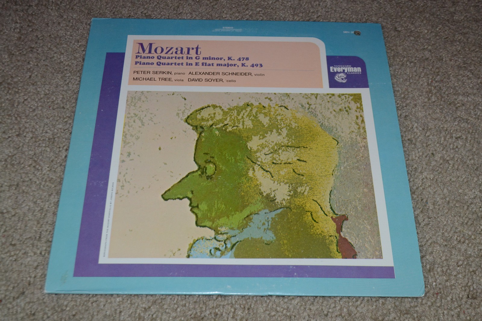 Mozart: Piano Quartet in G Minor K. 478~Peter Serkin~David Soyer~FAST ...