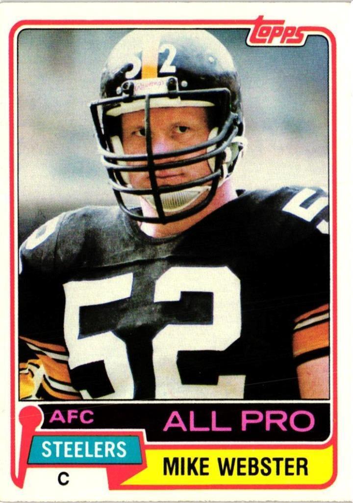 MIKE WEBSTER 1981 Topps FB #10 BUY ANY 2 ITEMS FOR 50% OFF ...