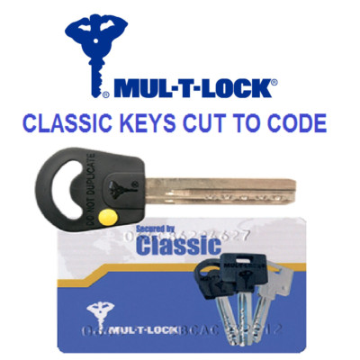 3x mul t lock classic key cut to code. mul t lock key cutting. | eBay UK