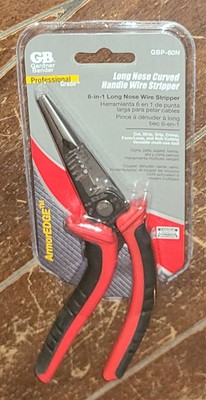 GB Long Nose Curved Handle Wire Stripper -Professional Grade- #GBP-60N ...