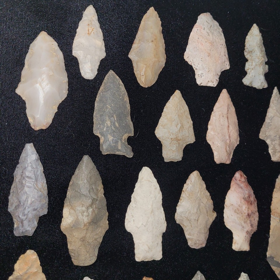 Arrowhead Collection (36) Arkansas Authentic Arrowheads | eBay