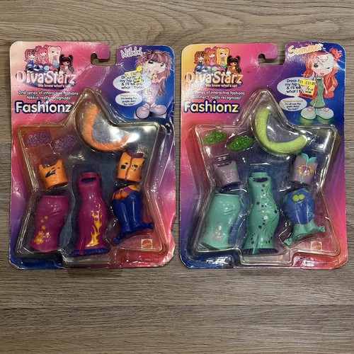 Diva Starz Fashionz Summer & Nikki 2001 Y2K Dress Up Fashion Toys New ...
