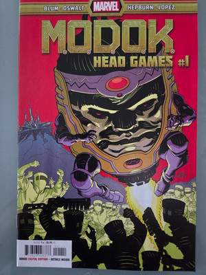 MODOK: HEAD GAMES #1 (2021) MARVEL COMICS PATTON OSWALT! BLUM! HEPBURN ...