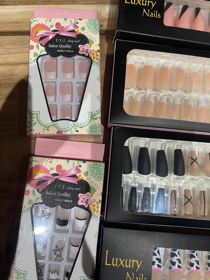 10 Assorted False Nails Bundle | eBay UK