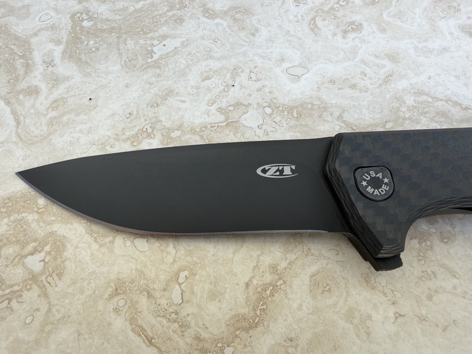 ZT 0804CF REXFORD Zero Tolerance Knife CPM-20CV Carbon Fiber Rare NIB ...