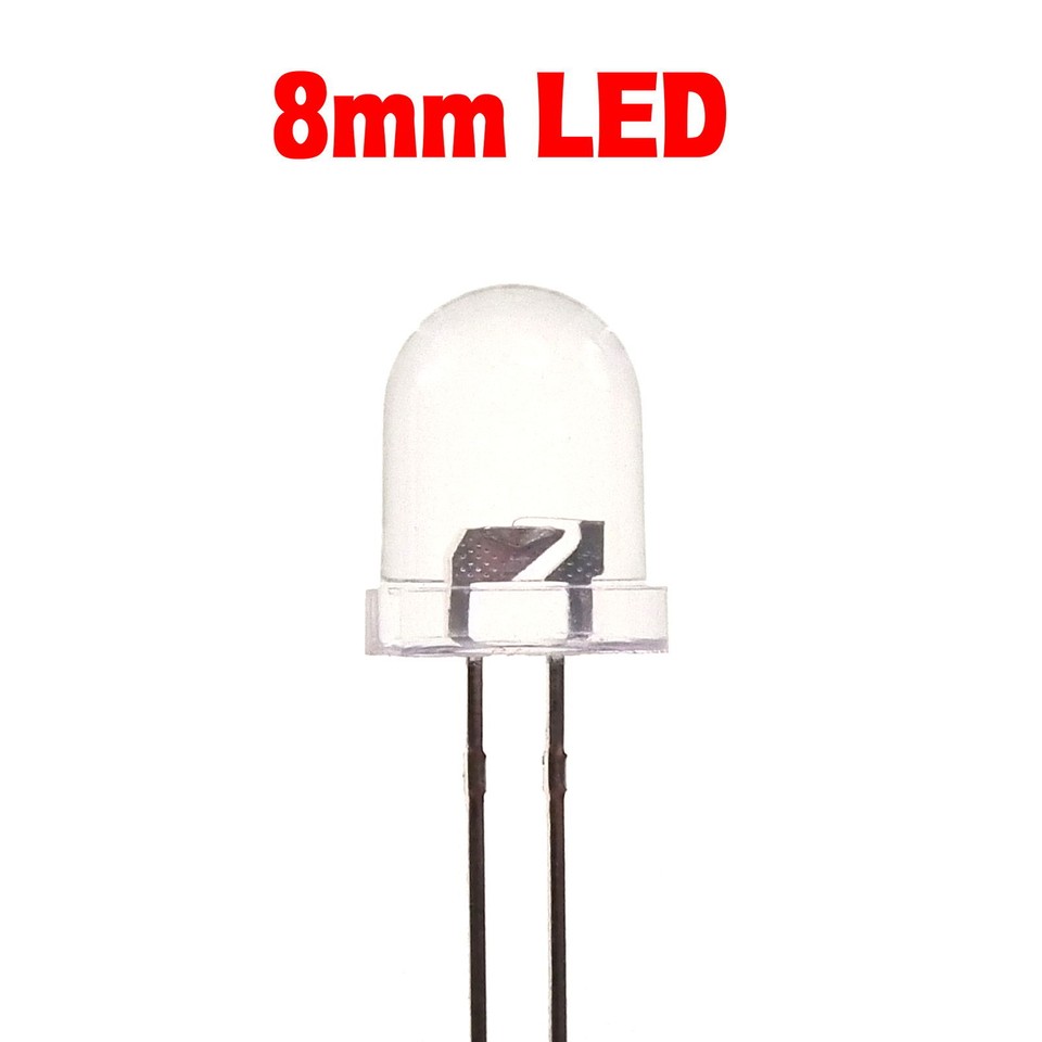 Ultra Bright Flashing / Flickering LEDs 3mm/5mm/8mm/10mm Multi Colour ...