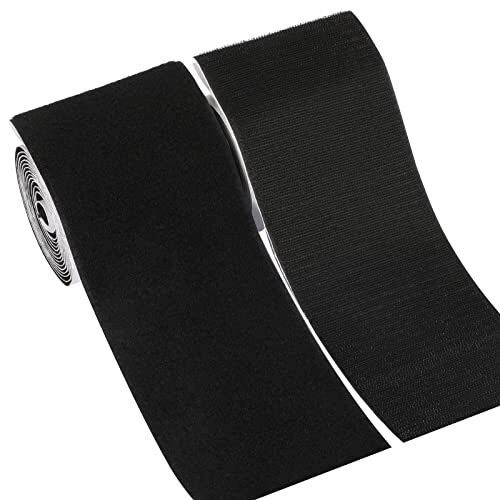 4 Inch Interlocking Tape Hook And Loop Self-Adhesive Strips Set With ...