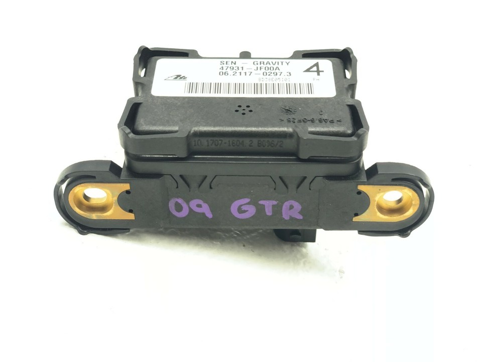 2009 NISSAN R35 GTR DENSO GRAVITY SUSPENSION YAW SENSOR UNIT ASSEMBLY ...