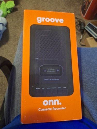 ONN Groove Cassette Recorder Built-in & External Microphones & Tape ...