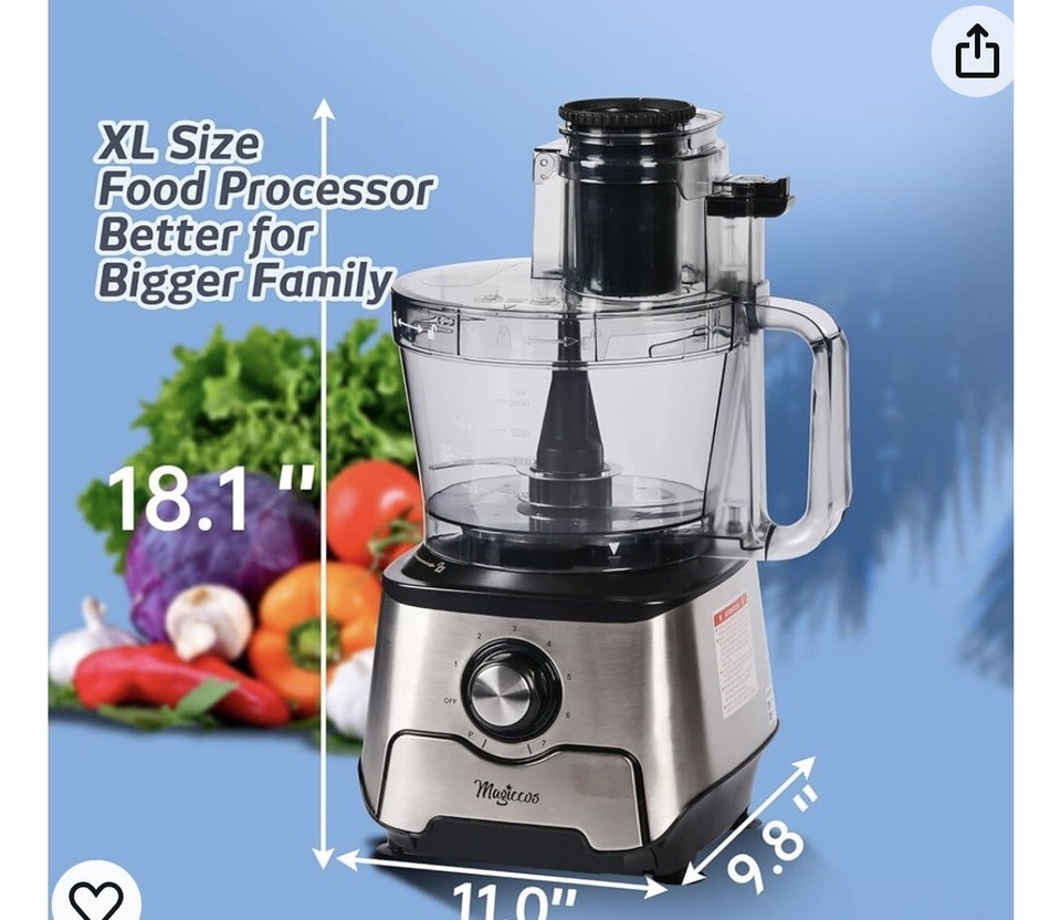 Magiccos FP408 14 cp French Fry Cutter Storage Drawer Food Processor ...