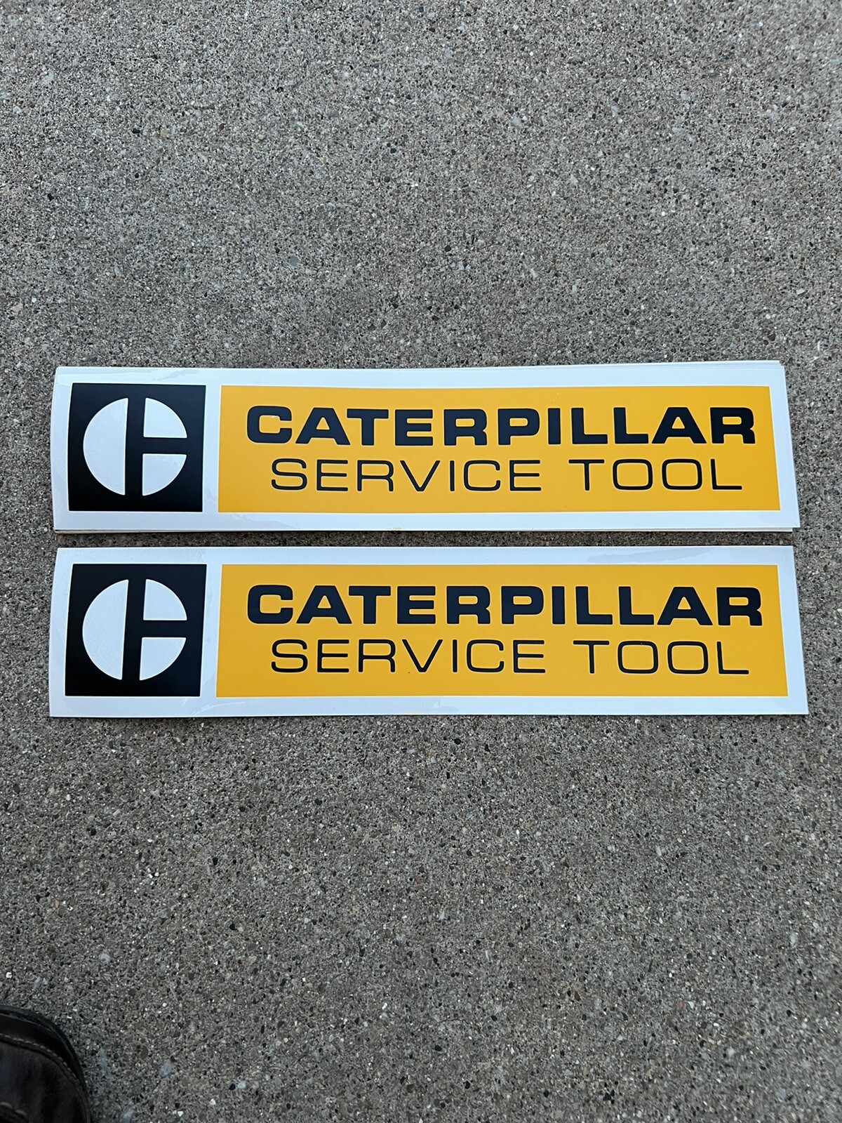 "CAT Caterpillar Vintage Vinyl Decal Stickers | 13"" | 2 | Genuine OEM ...
