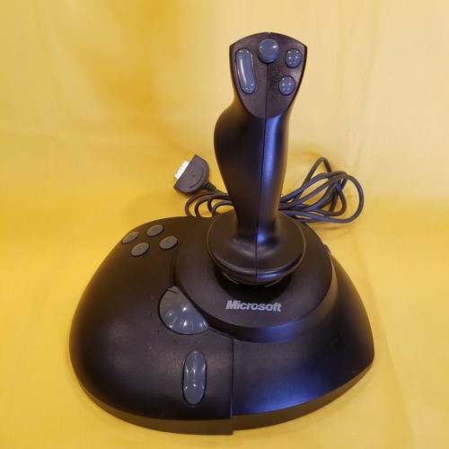 Microsoft SideWinder Precision Pro Flight SIM Joystick Controller PC ...