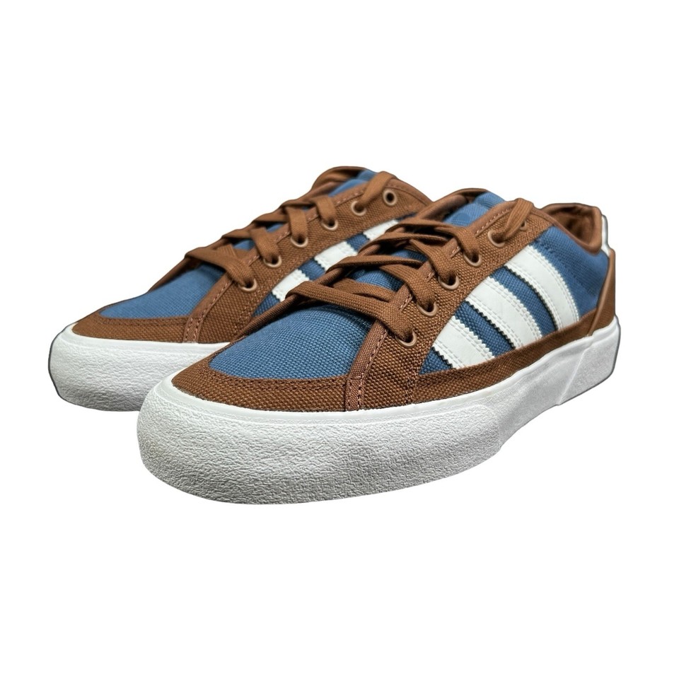 Adidas Court TNS Premiere Blue Brown White Shoes IG0049 Men's 8 | eBay