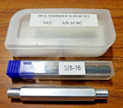 3/8-16 Transfer Screws Set 6 Threaded Screws Tool & Die Work PRM Pro | eBay