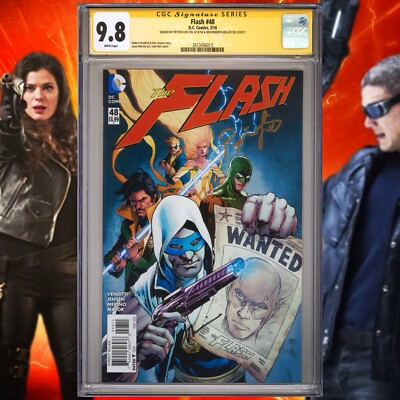 CGC 9.8 SS Flash #48 signed by Wentworth Miller & Peyton List the ...