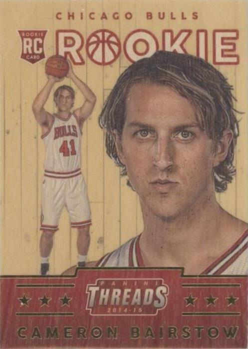 2014-15 Panini Threads - Wood Rookies Cameron Bairstow #373 (RC) for ...
