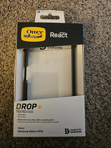 OtterBox React Series Case for Samsung Galaxy A03s – Black Crystal ...