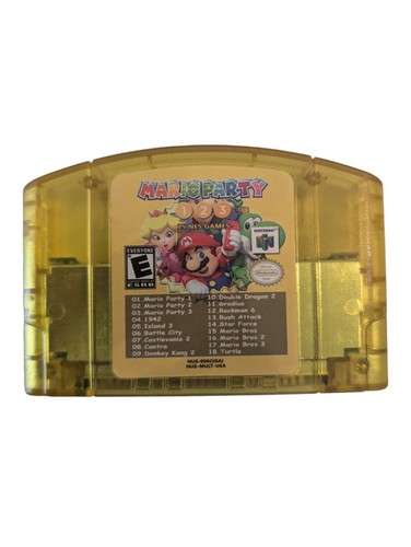 Nintendo 64 Flash Cart 18-in-1 Mario Party 1,2,3 And 15 NES Games | eBay