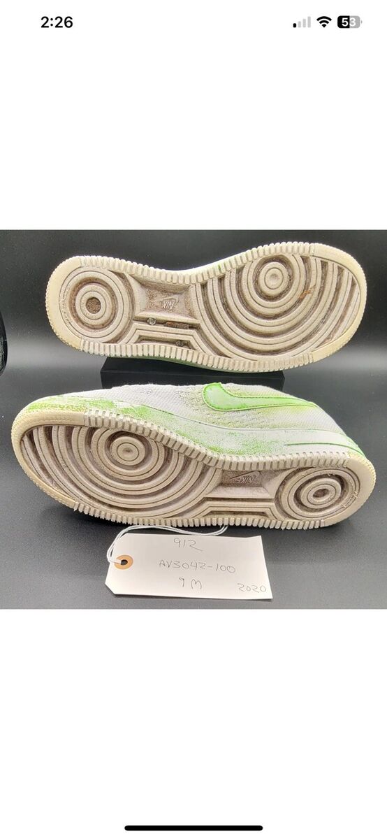 Nike Air Force 1 Flyknit Low 2.0 White Platinum AV3042-100 Nike Air Force 1 Flyknit Low 2.0 White Platinum AV3042-100